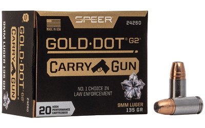 SPR Gold Dot Carry Gun 9MM 135Gr HP 24260 - Handgun Ammo at GunBroker ...